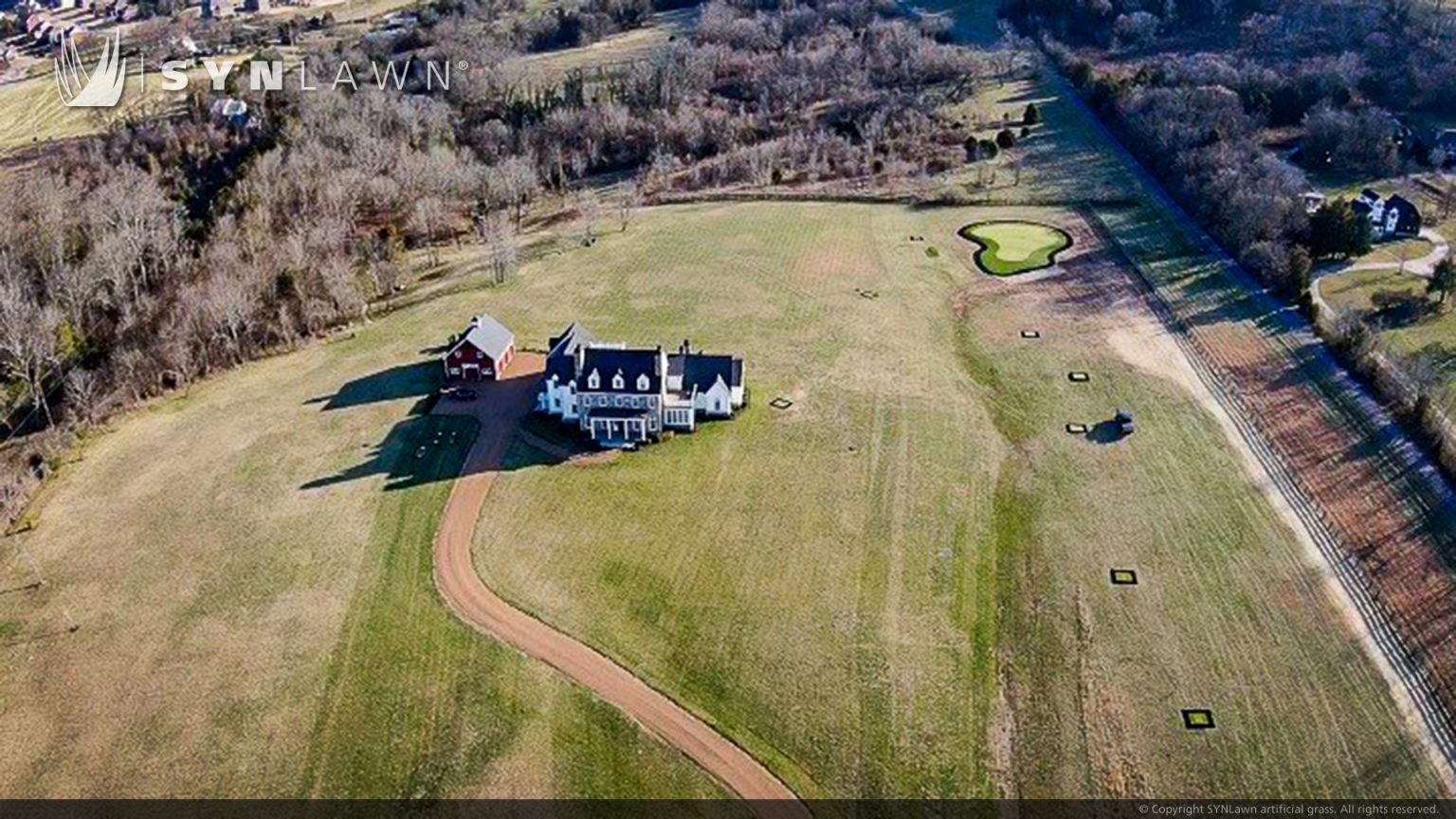 Dream Backyard Golf Green in Nashville | SYNLawn Golf