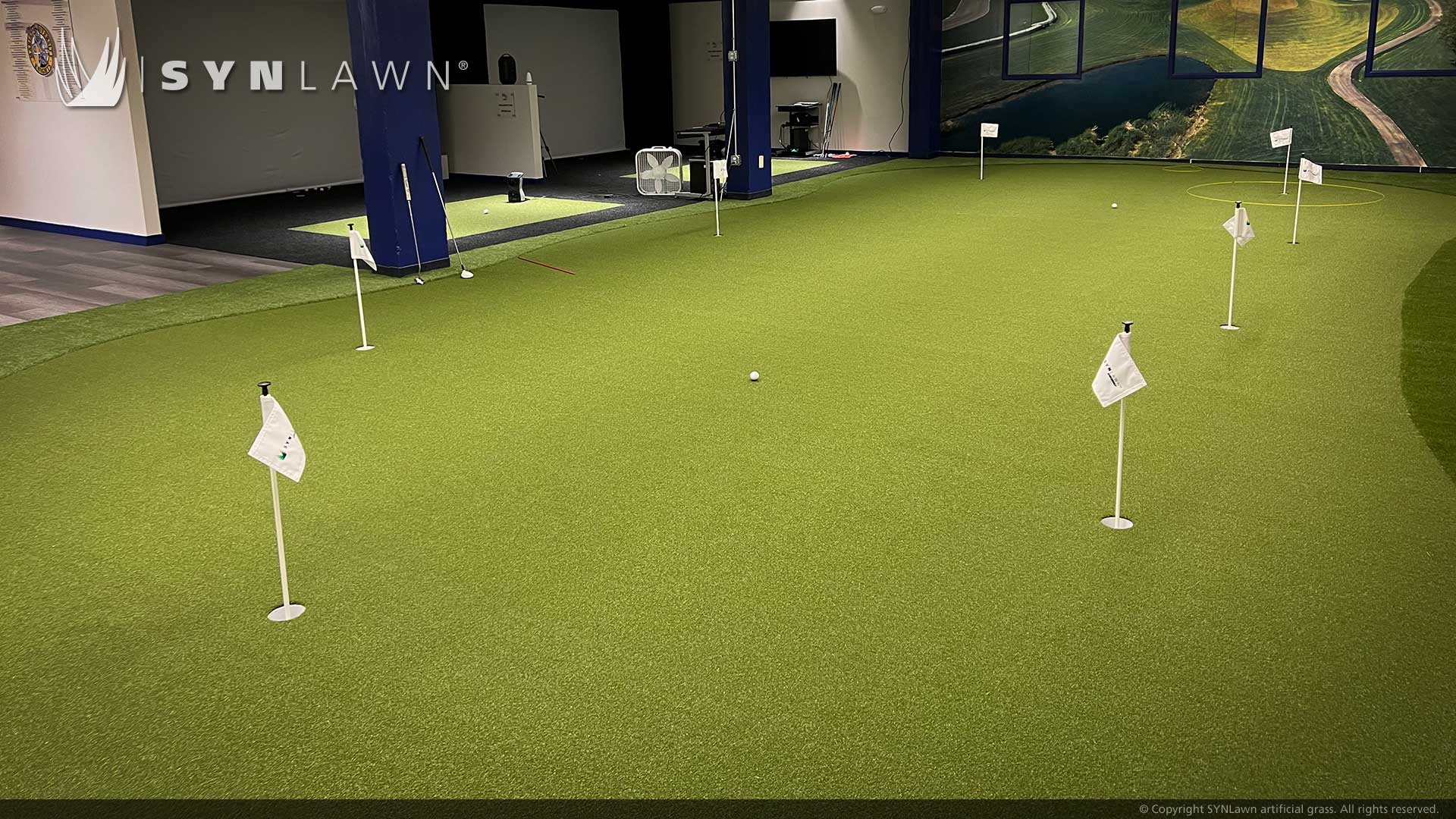 Marian University Indoor Golf Facility | SYNLawn Golf